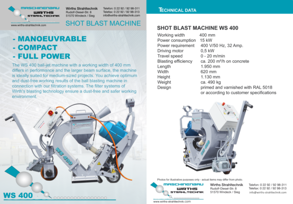 Shot blasting machines – Wirths Strahltechnik